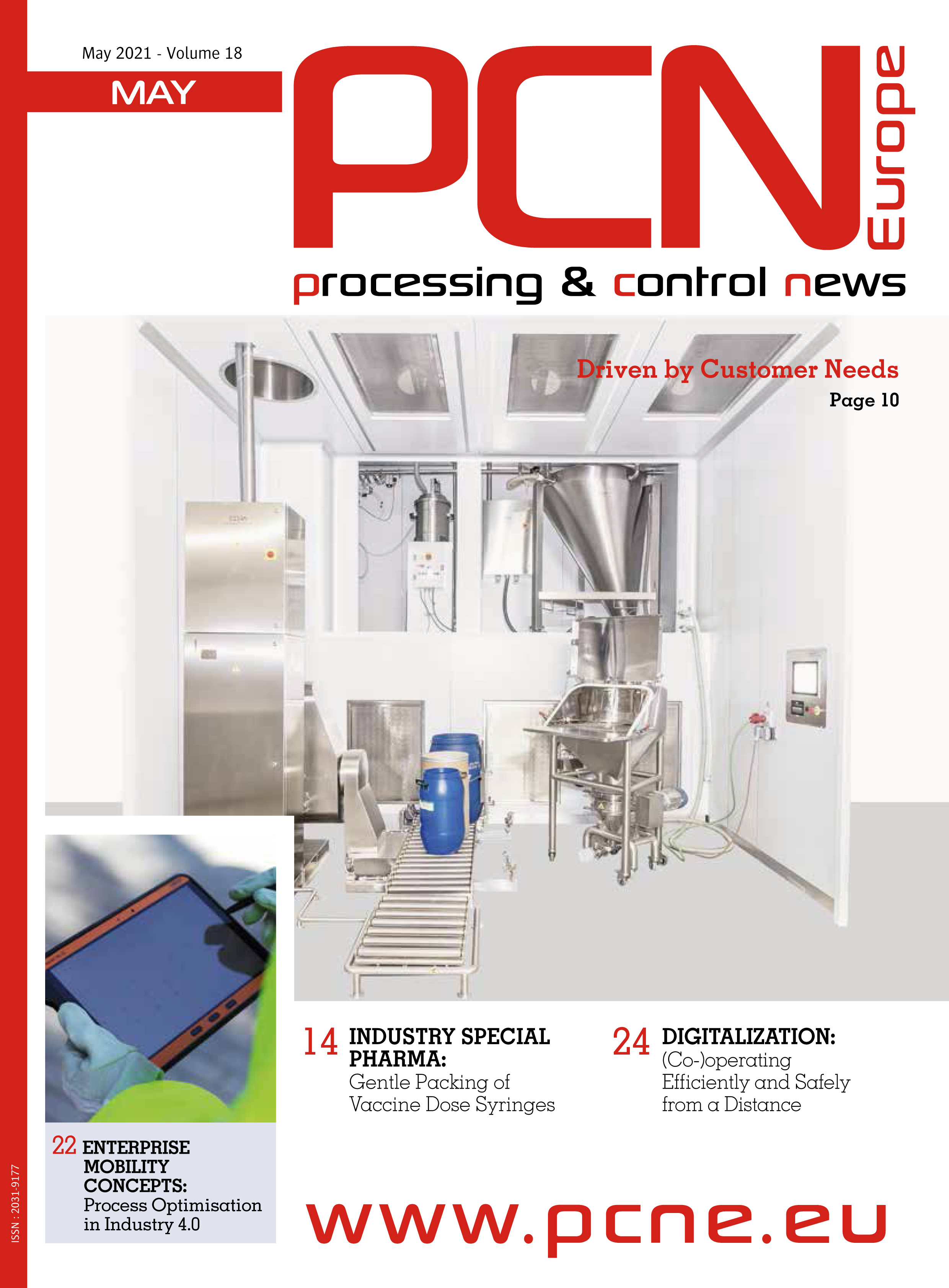 PCNE.eu, The processing industry's indispensable news source