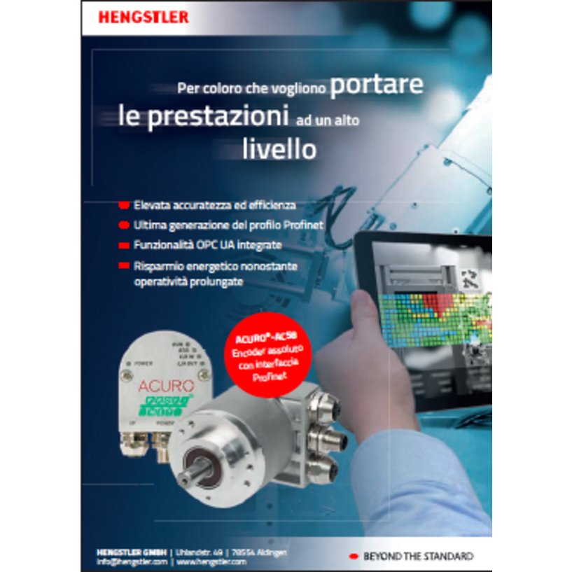 Encoder assoluto con interfaccia Profinet