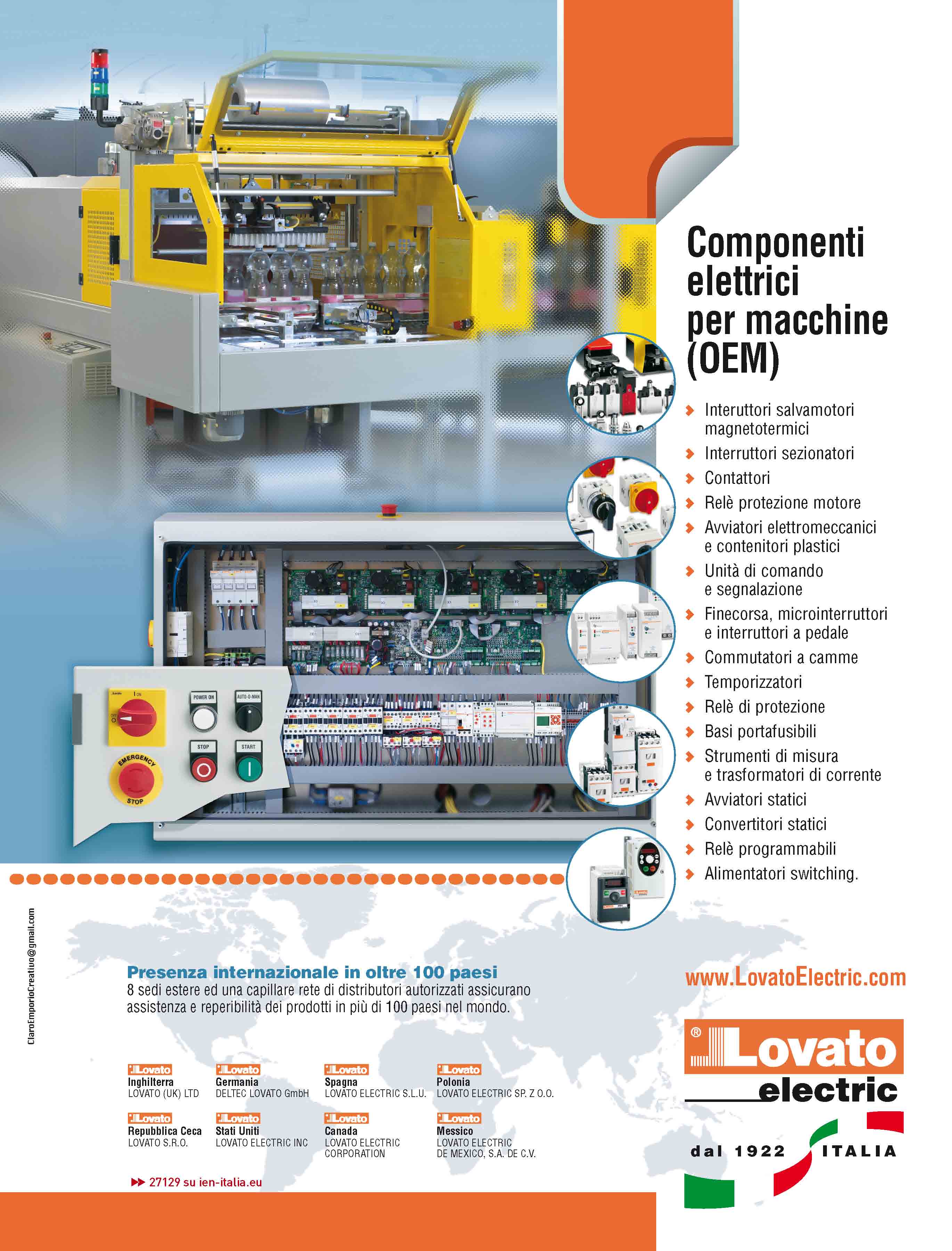 Componenti elettrici per macchine (OEM)