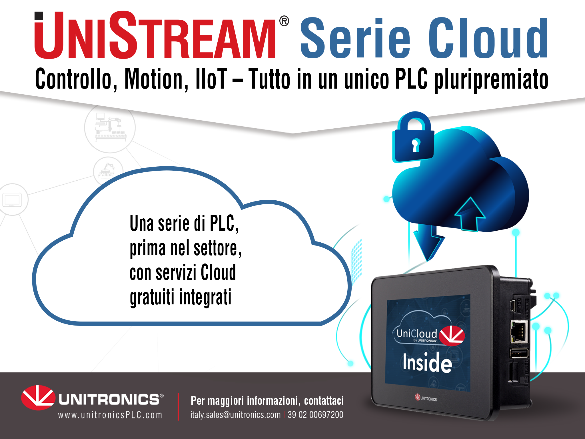 Controllo, motion e IIoT in un unico PLC+HMI+IIoT premiato con il Top Award
