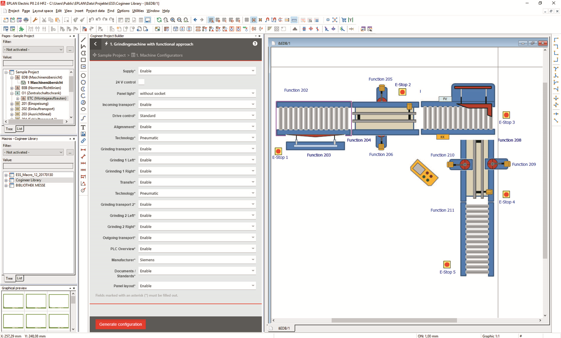Software per schemi elettrici e fluidici