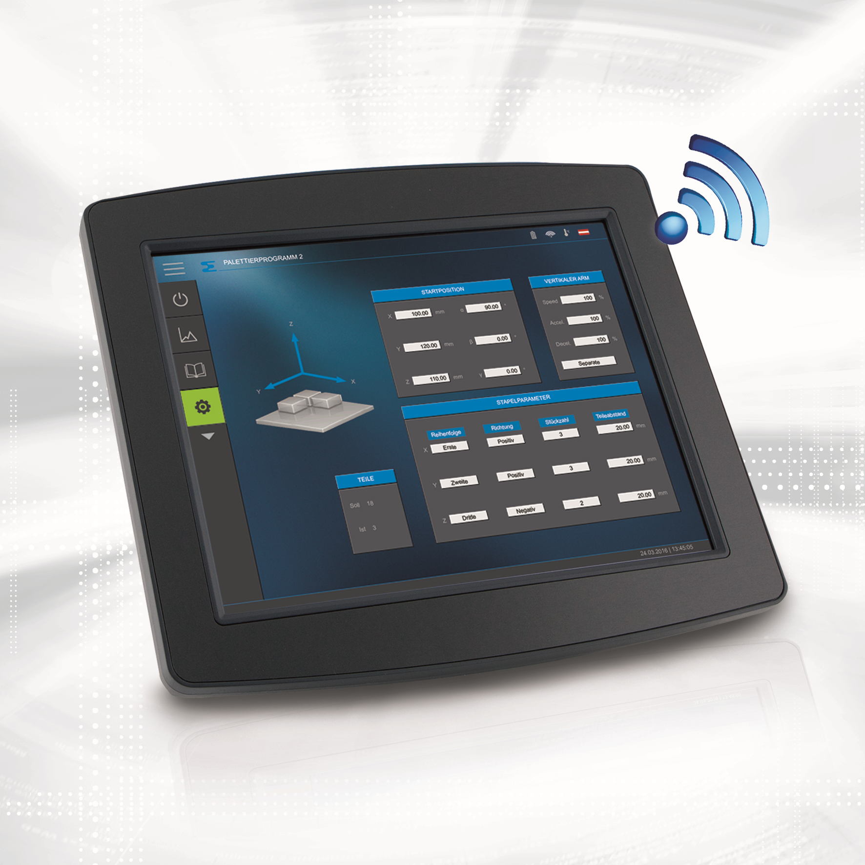 Pannello operatore mobile wireless