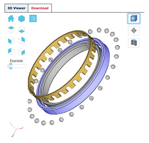 Visualizzatore modello 3D CAD