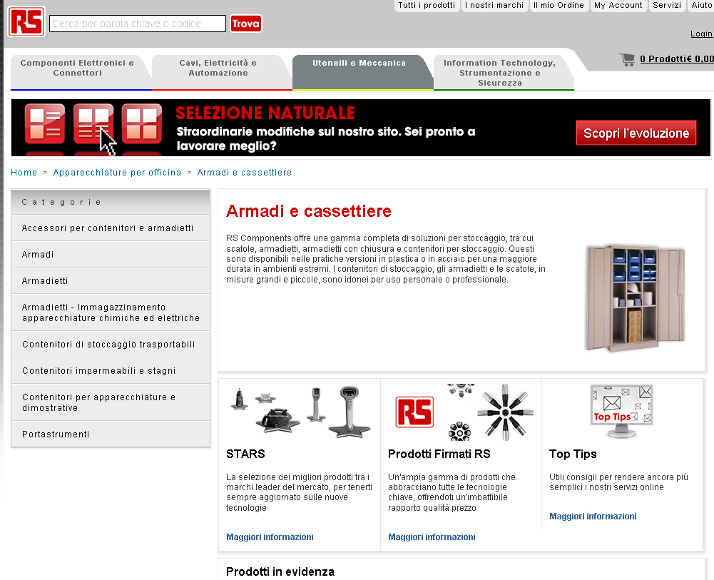 Rs Component lancia il nuovo sito internet