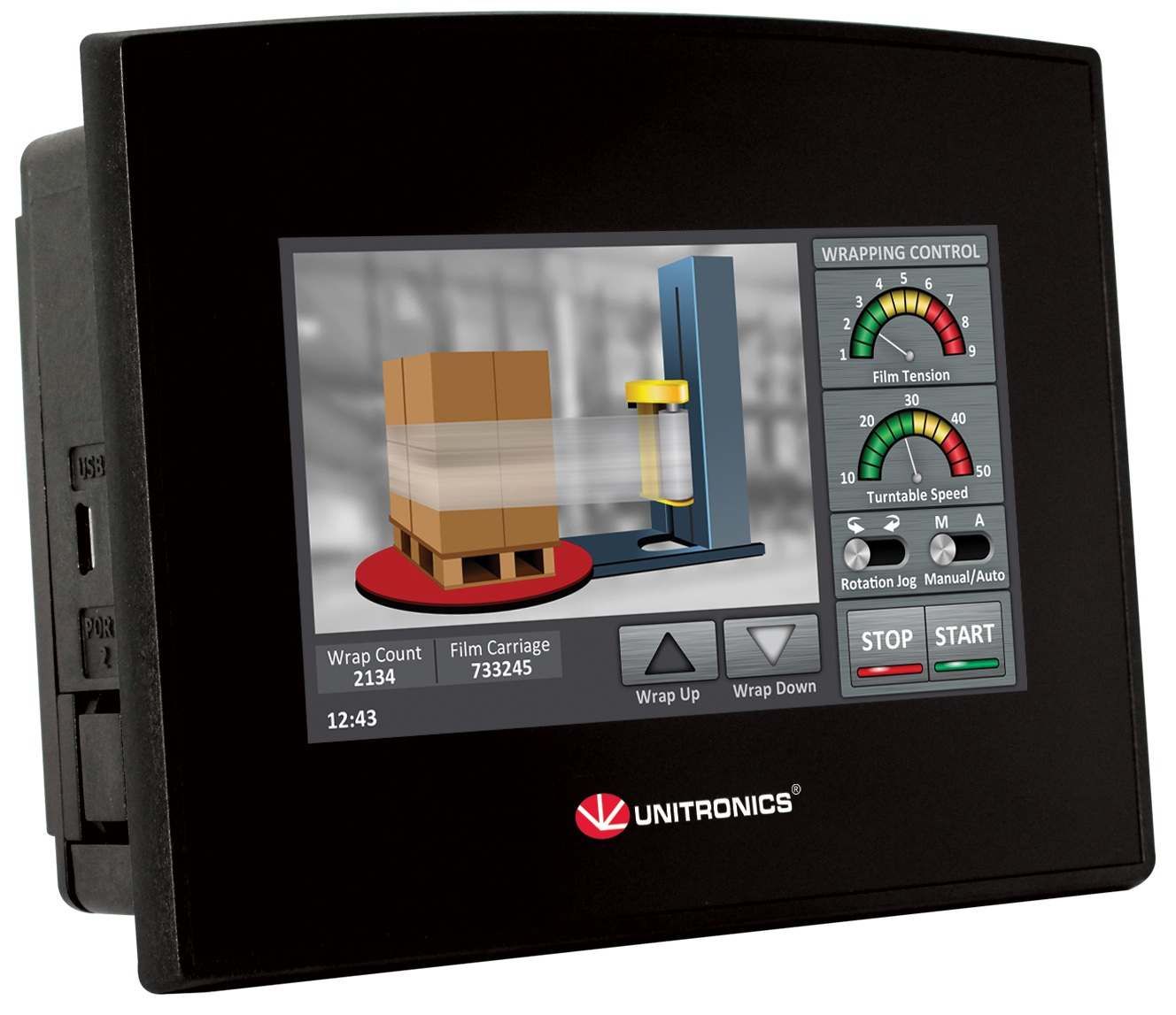 Micro PLC con HMI integrato